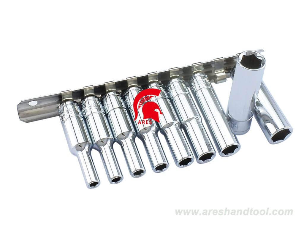 1/4" Dr. BA Deep Socket Set on Rail of ARES